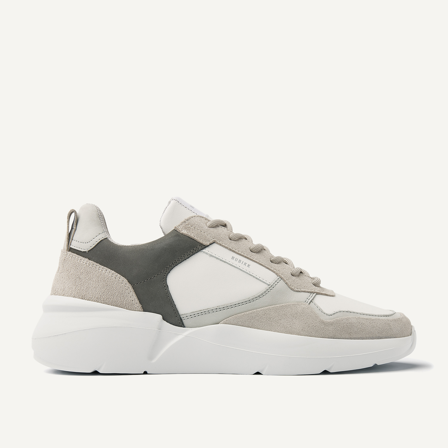 Roque Road Wave | White combi sneakers for men