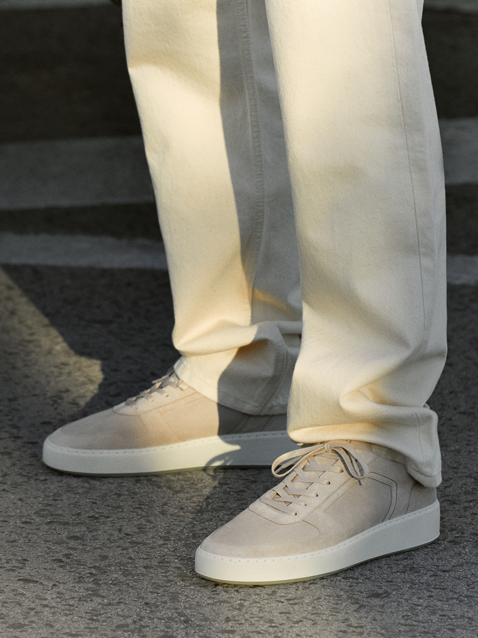 Jiro Luca | Beige Sneakers for Men