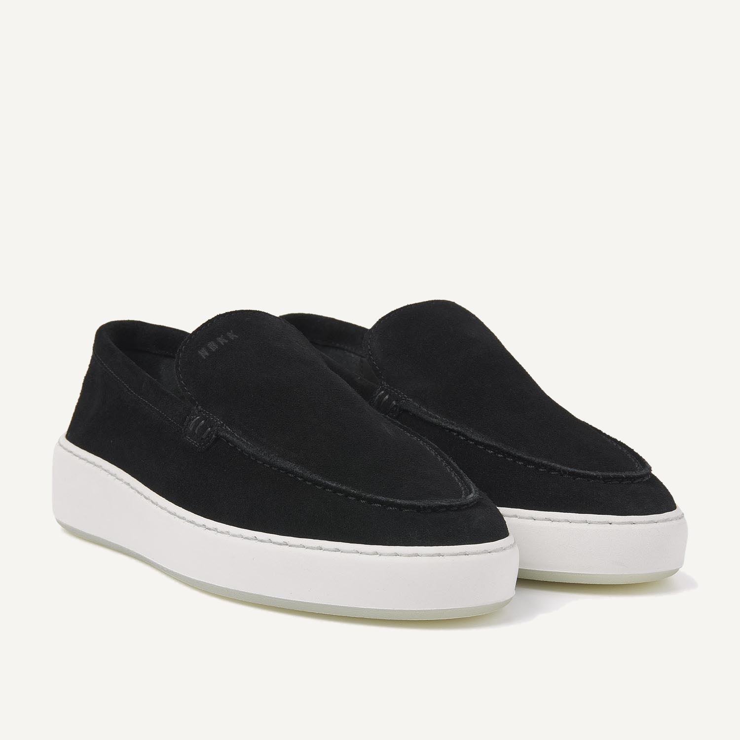 Jiro Mio | Black Loafers for Men