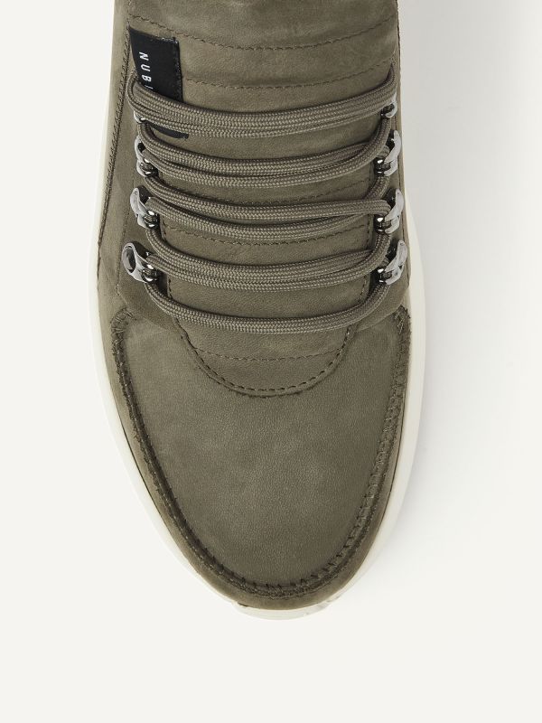Roque Roman | Donkergroene Sneakers voor Heren