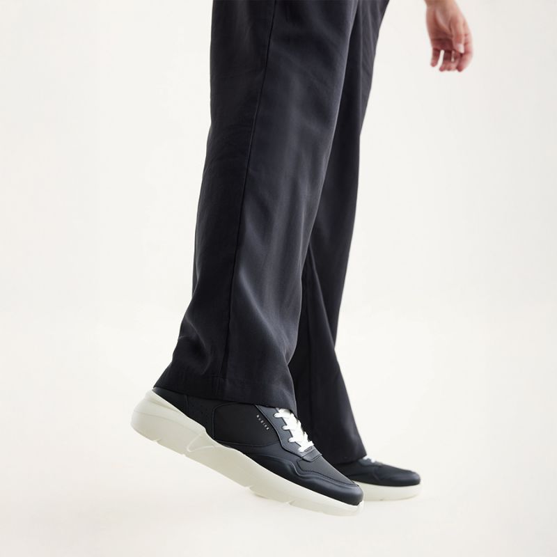 Roque Road Wave | Blauw Grijze Sneakers voor Heren